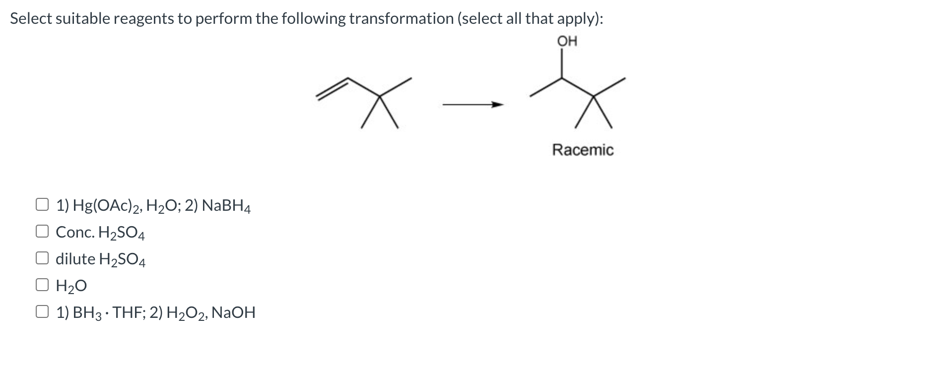 Solved Select suitable reagents to perform the following | Chegg.com Solved Select suitable reagents to perform the following | Chegg.com
