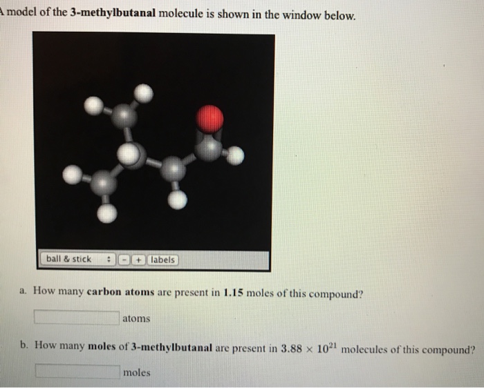 Solved A model of the propanal molecule is shown in the | Chegg.com