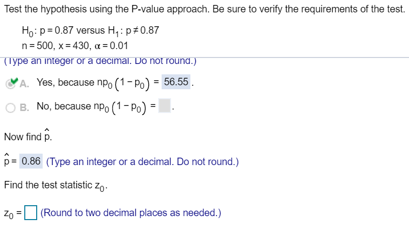 Solved Test the hypothesis using the P-value approach. Be | Chegg.com