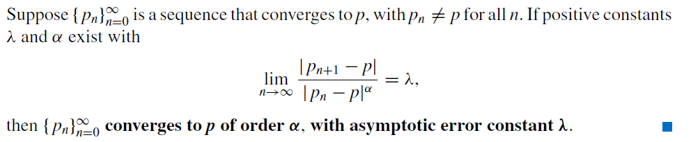 Solved Find (rates of convergence) and (asymptotic error) | Chegg.com