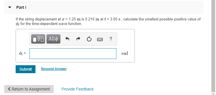 Solved Part G Select The Correct Time Dependent Wave
