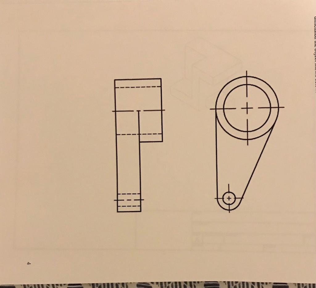 Solved Construct all extension lines, dimension lines, | Chegg.com