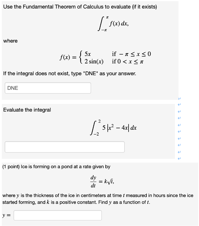 Solved Use the Fundamental Theorem of Calculus to evaluate | Chegg.com