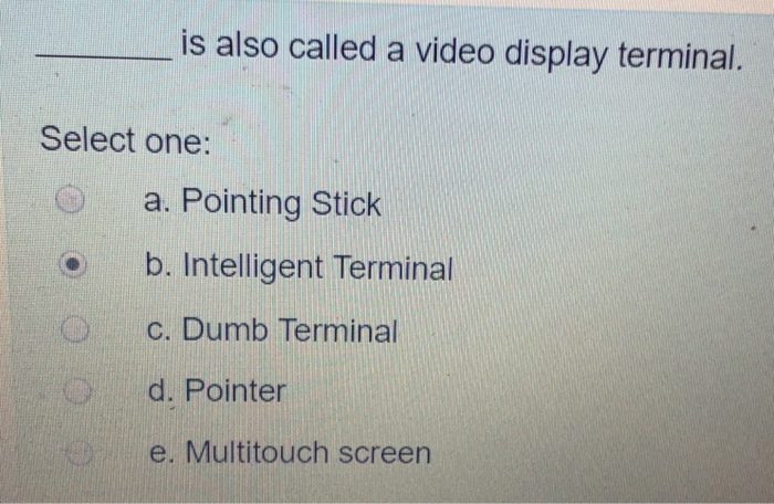 Solved A device that collects data directly from the | Chegg.com