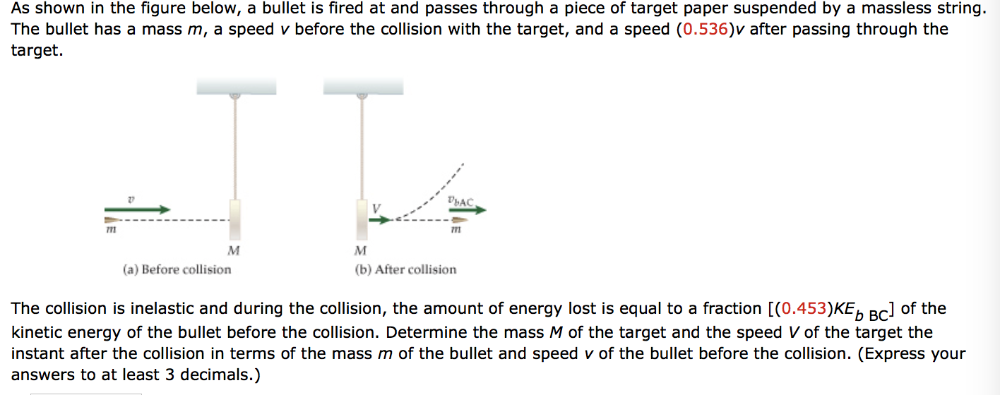 Solved As shown in the figure below, a bullet is fired at | Chegg.com