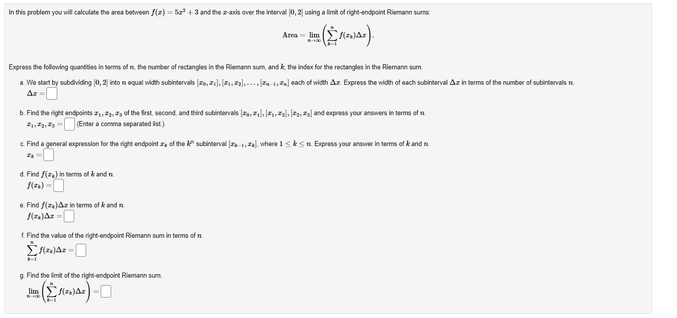 Solved In this problem you will calculate the area between | Chegg.com