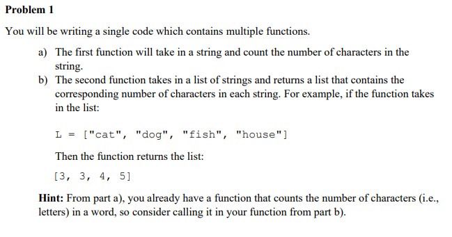 Solved ou will be writing a single code which contains | Chegg.com