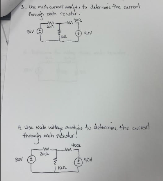 Solved Use mesh current analysis to determine the | Chegg.com