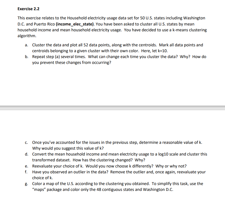 Solved This exercise relates to the Household electricity | Chegg.com