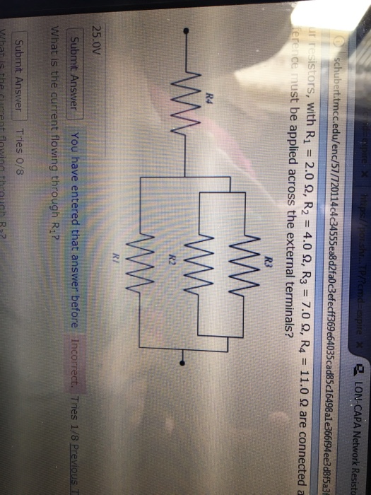 Solved LON-CAPA Network Resisto ur resistors, with R 2.0 2, | Chegg.com