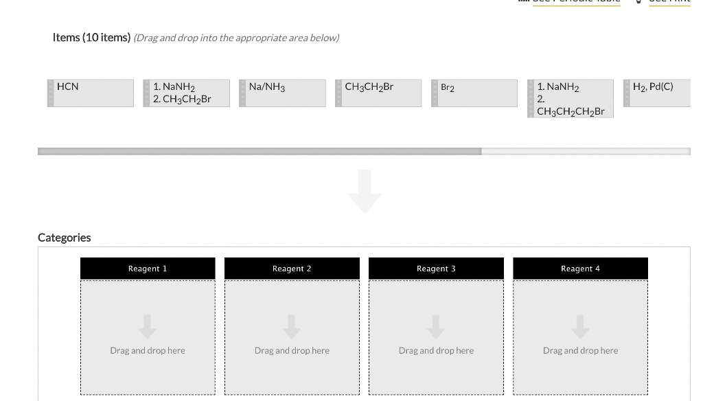 Solved From the list of reagents, choose those that will | Chegg.com