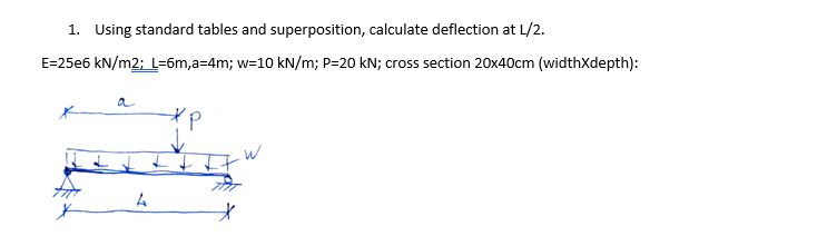 Solved Using standard tables and superposition, calculate | Chegg.com