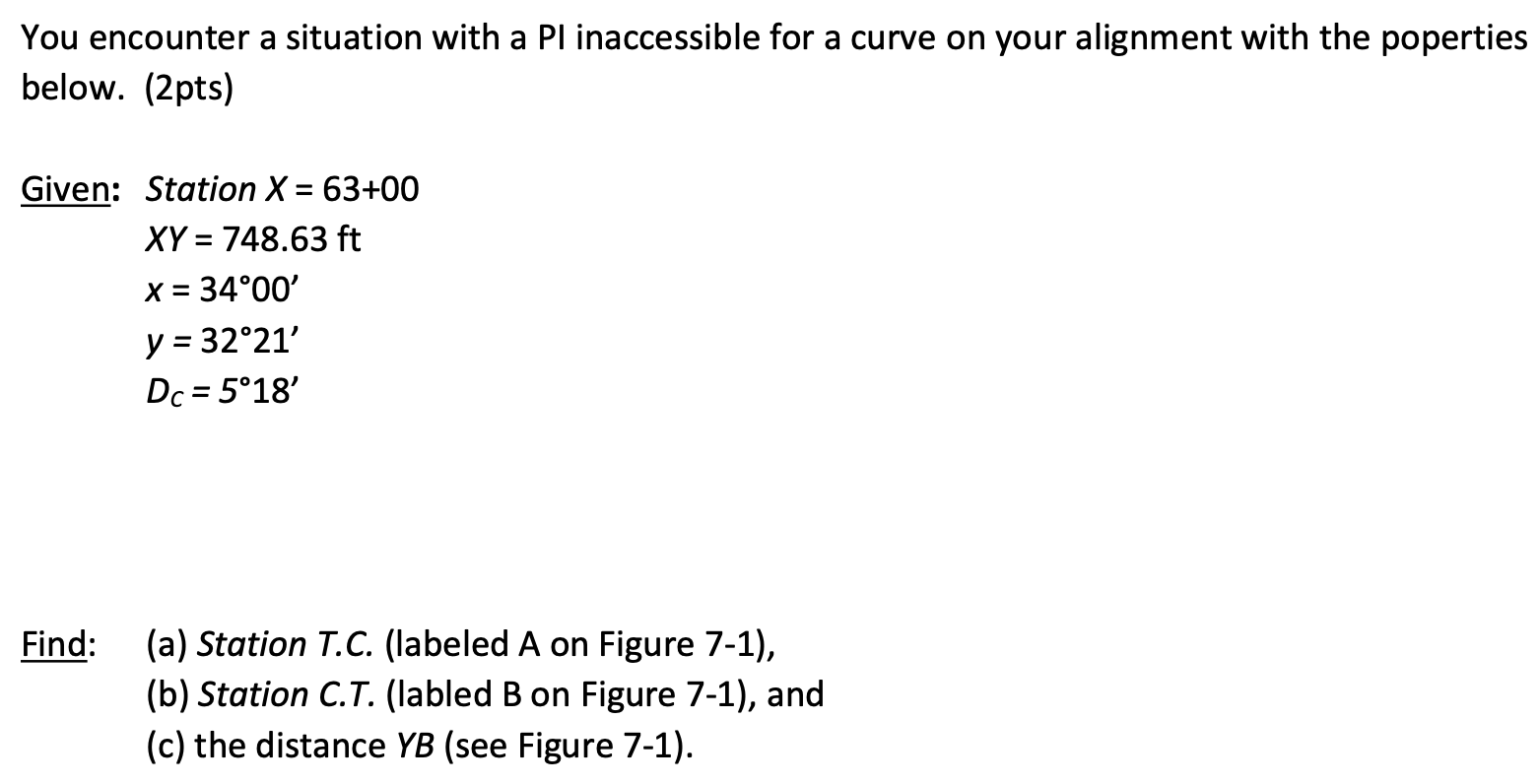 Solved You encounter a situation with a PI inaccessible for | Chegg.com