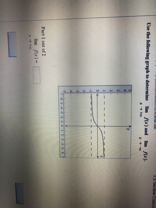 Solved Use the following graph to determine lim (x) and lim | Chegg.com