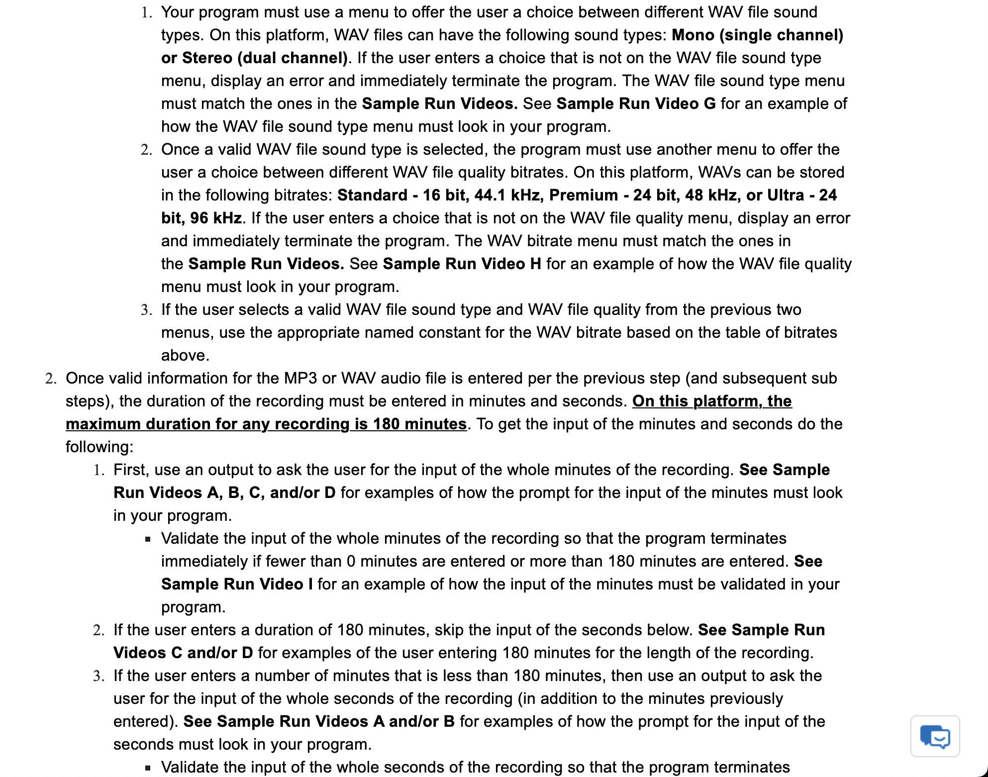 Solved Project Number: 1 Project Name: Audio File Project | Chegg.com