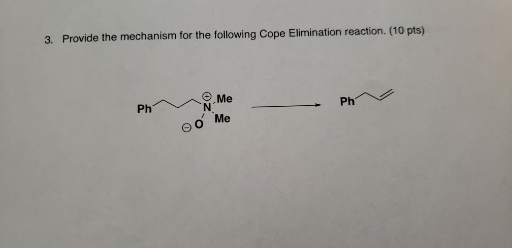 Solved 3. Provide the mechanism for the following Cope | Chegg.com