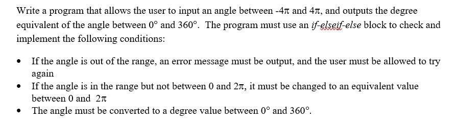 Solved Write a program that allows the user to input an | Chegg.com