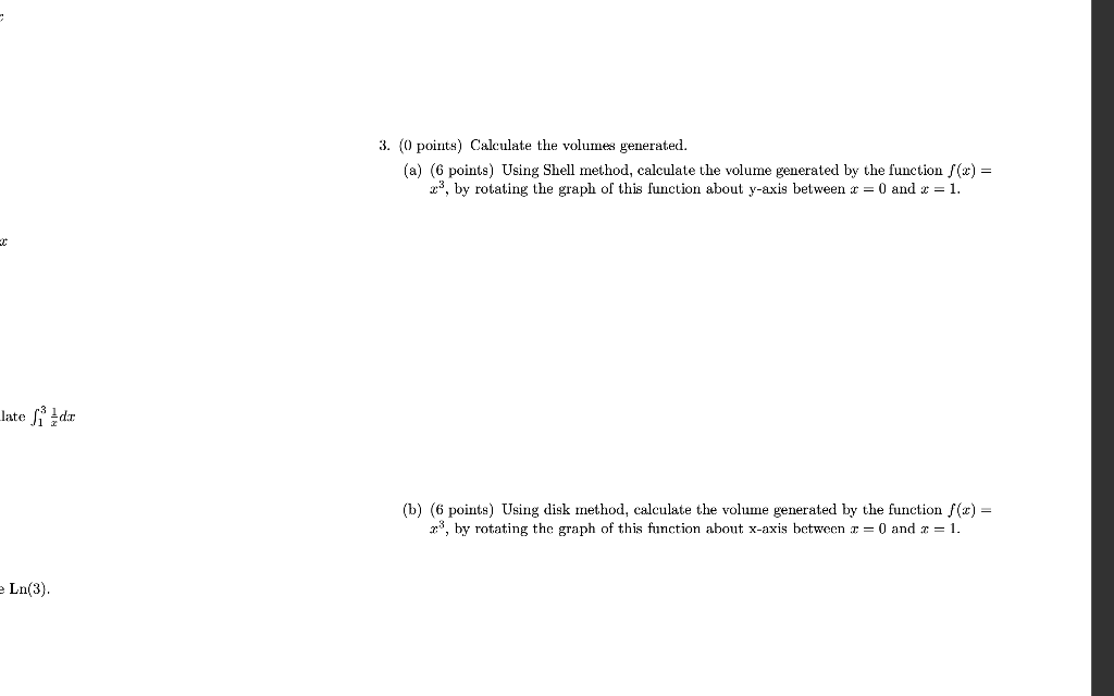 Solved This is Calc2 and I'm expecting answers with the | Chegg.com