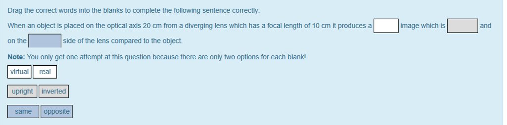 Solved Drag The Correct Words Into The Blanks To Complete