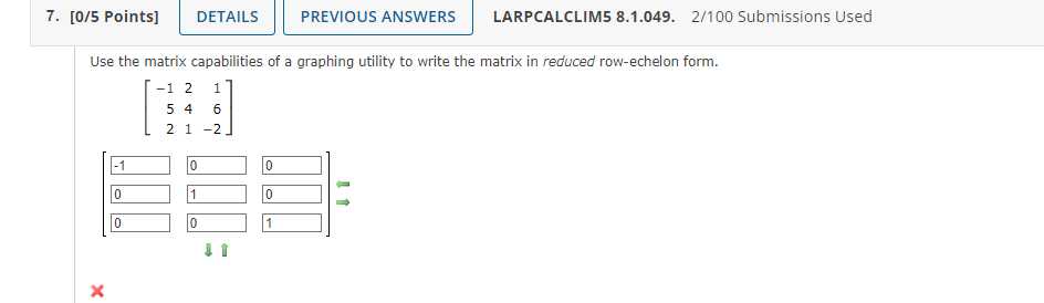 Solved Use the matrix capabilities of a graphing utility to | Chegg.com