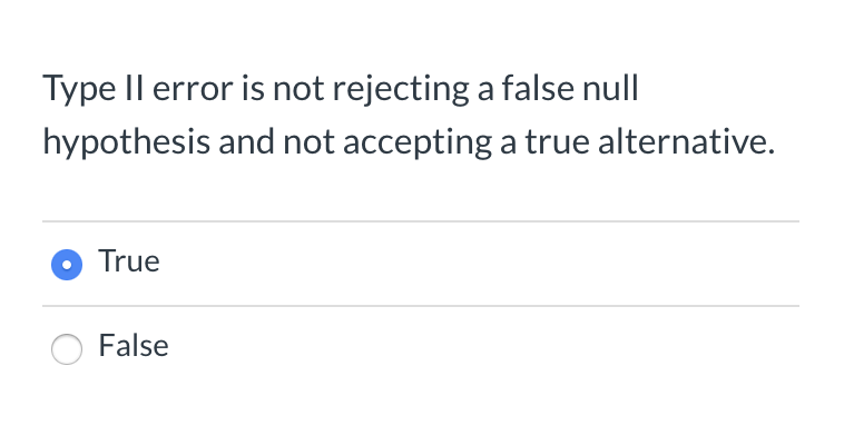 Solved Type I error is rejecting a true null hypothesis and | Chegg.com