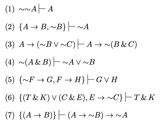 Solved Derive the following using indirect derivation. You | Chegg.com