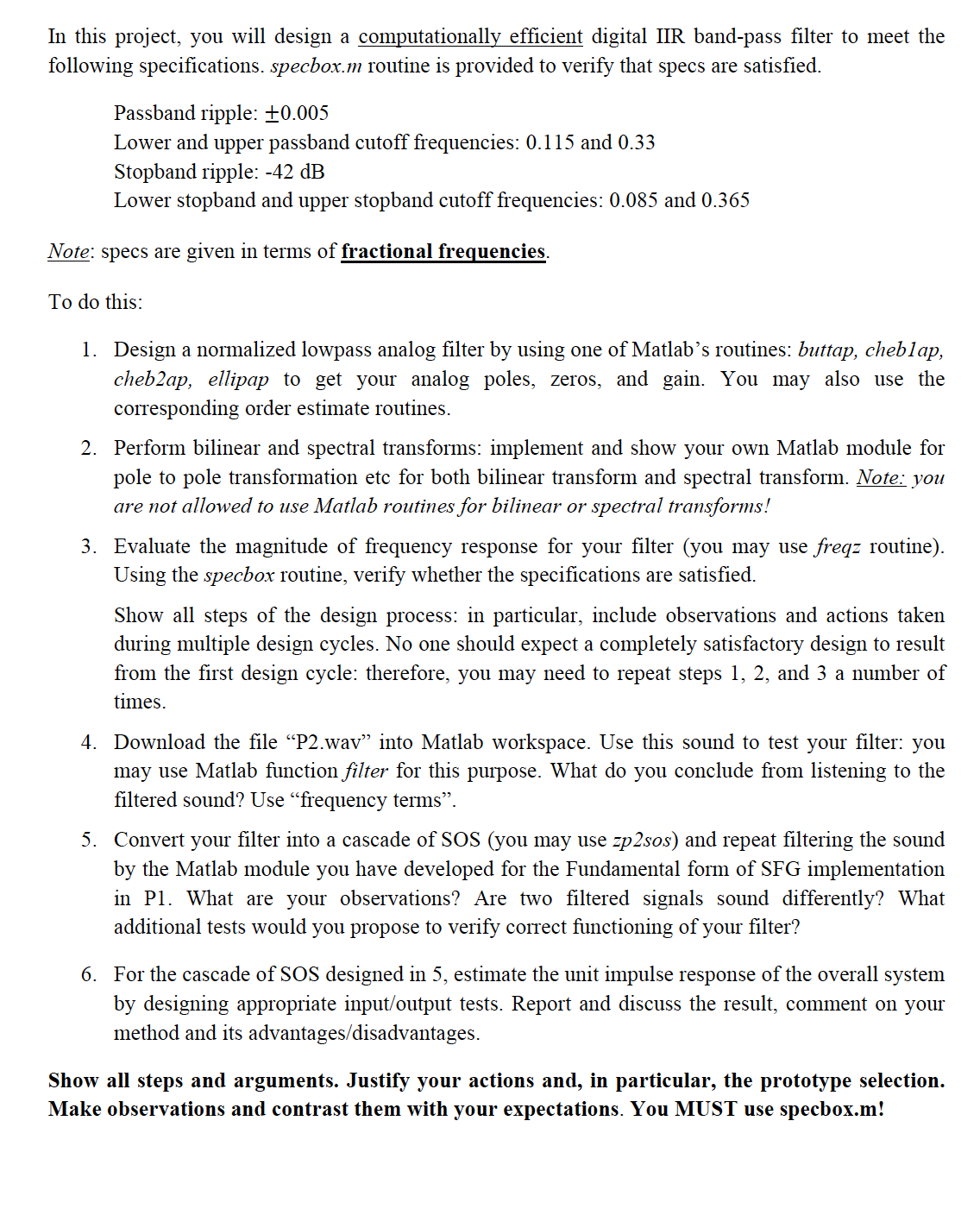 Solved In this project, you will design a computationally | Chegg.com