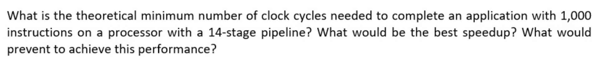 Solved What is the theoretical minimum number of clock | Chegg.com