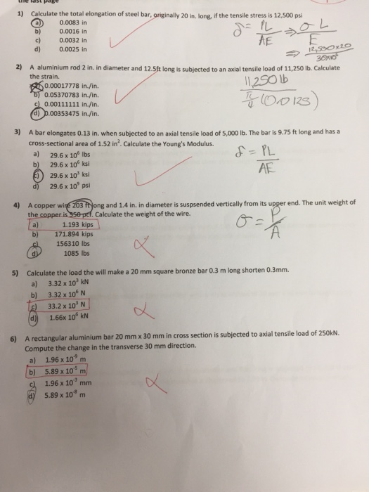Solved 1 Calculate The Total Elongation Of Steel Bar Chegg solved-1-calculate-the-total-elongation-of-steel-bar-chegg