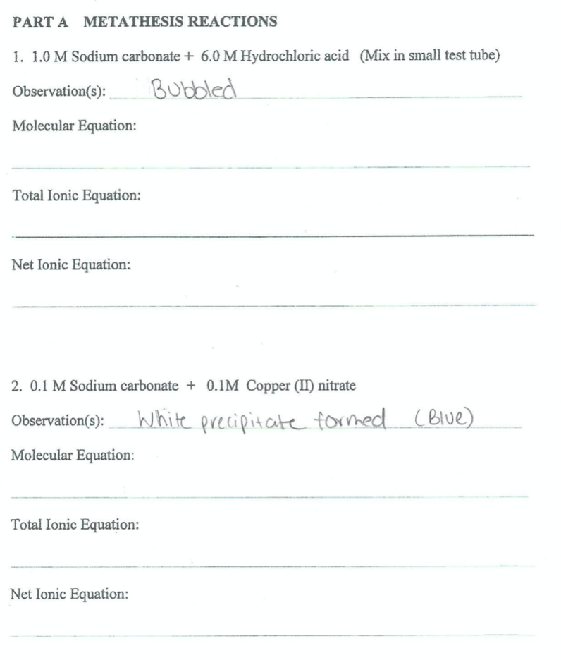 Solved Prelab questions: 1. Use the solubility tables to | Chegg.com