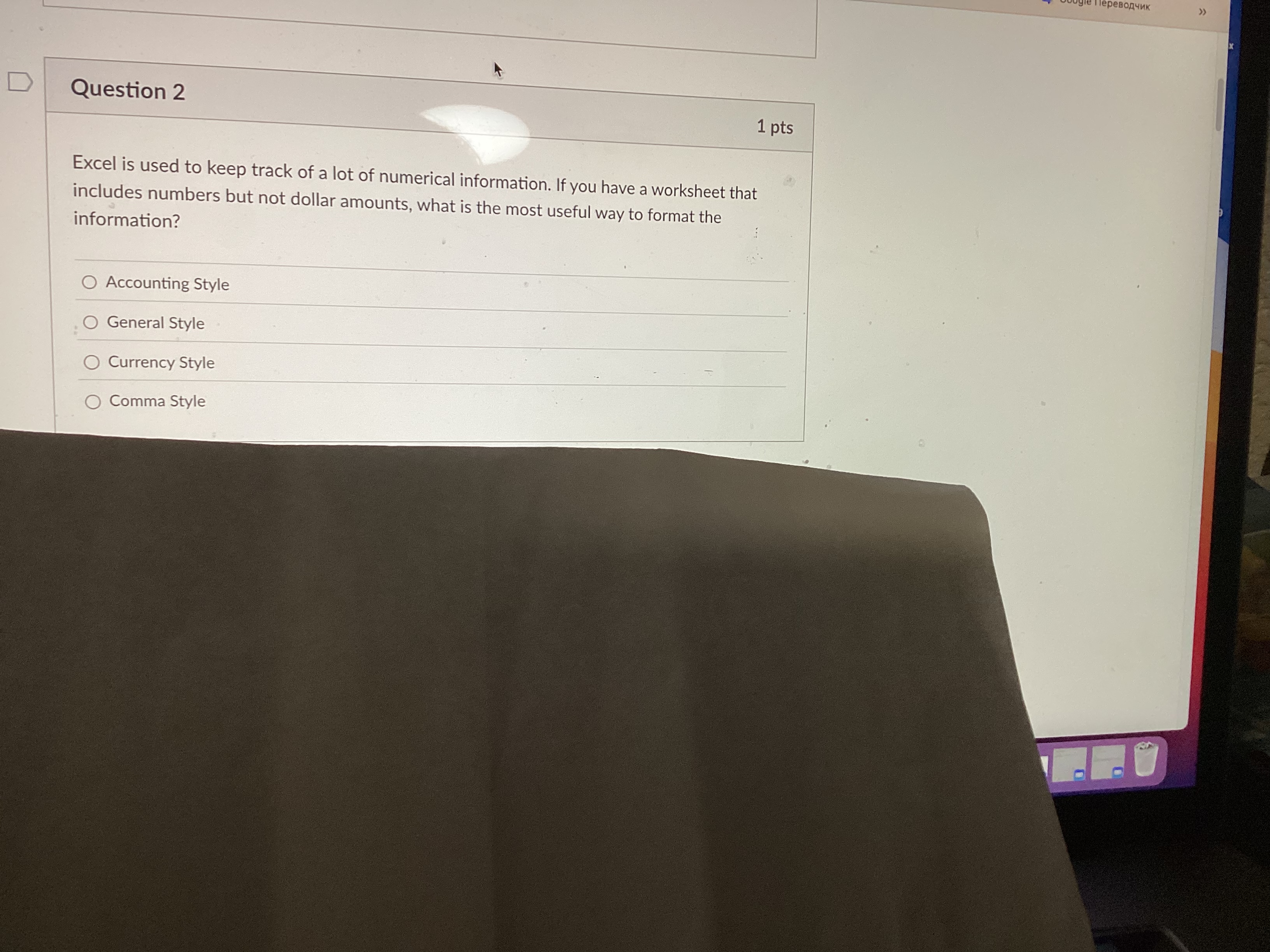 Solved Question 2Excel is used to keep track of a lot of | Chegg.com