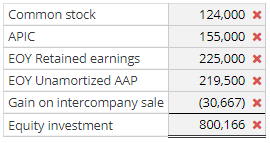 Solved Prepare consolidation spreadsheet for intercompany | Chegg.com