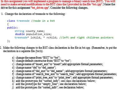 Solved In this assignment you will implement a program to | Chegg.com