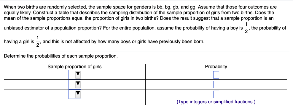 Solved 1. Does the mean of the sample proportions equal the | Chegg.com
