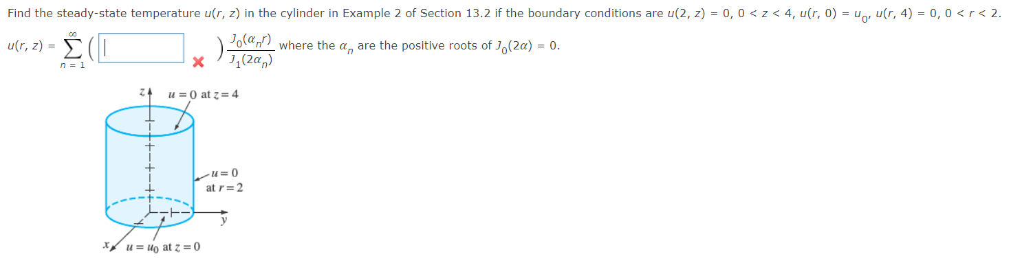 Solved Find the steady-state temperature u(r,z) in the | Chegg.com