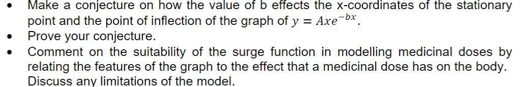 Solved • Make a conjecture on how the value of b effects the | Chegg.com