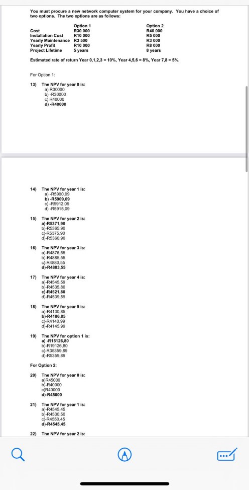 Solved You must procure a new network computer system for | Chegg.com