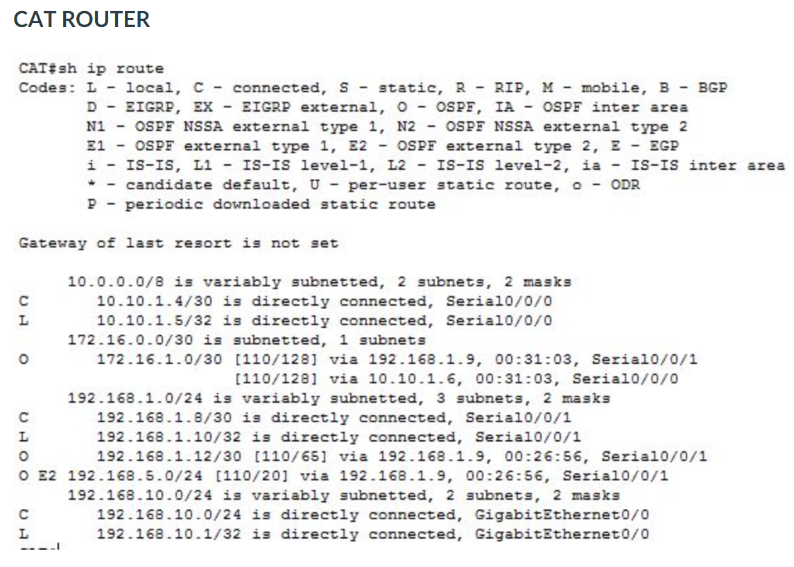 1.Build a network topology that matches the Routing | Chegg.com