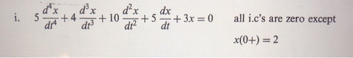 Solved 6-4. Get complete solutions, using the D-operator | Chegg.com