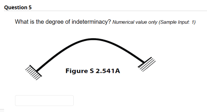 Solved What is the degree of indeterminacy? Numerical value | Chegg.com