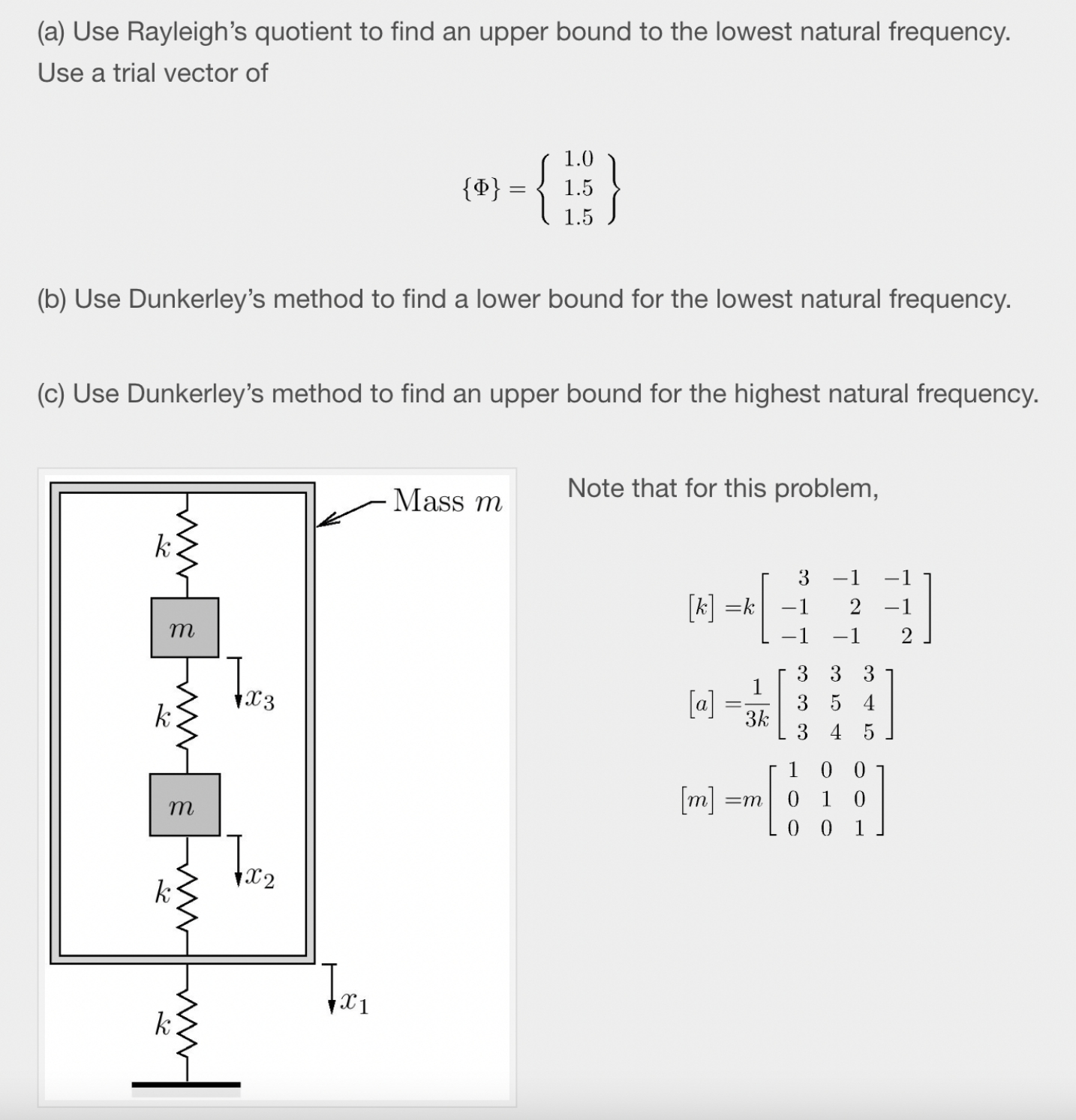 Solved (a) Use Rayleigh's quotient to find an upper bound to | Chegg.com