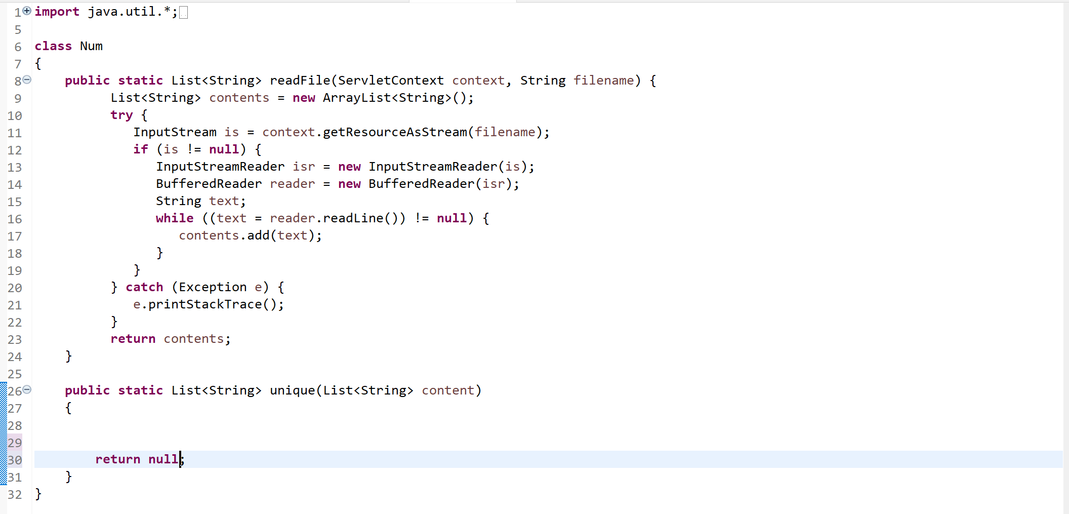 Java. I need a method (show below which is called | Chegg.com