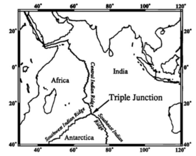 Solved The boundaries of three major plates (Africa, India, | Chegg.com