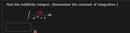 Solved Find the indefinite integral. (Remember the constant | Chegg.com ...