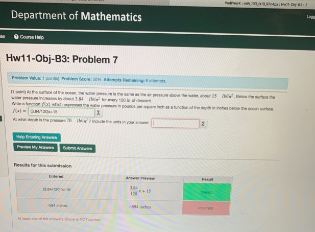 Solved We work th 1010 07 Hw il-O-837 Department of | Chegg.com