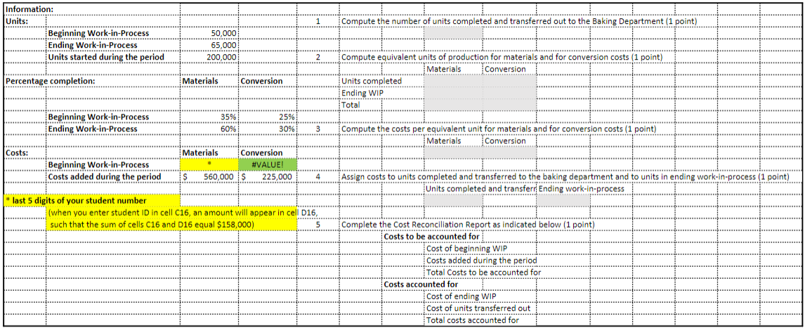 Solved 1 Compute the number of units completed and | Chegg.com