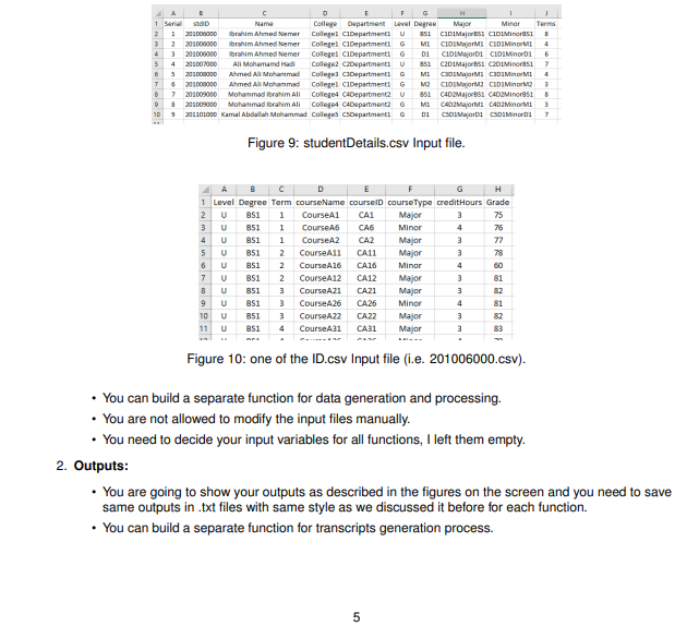 Solved Develop a menu driven complete program that can | Chegg.com