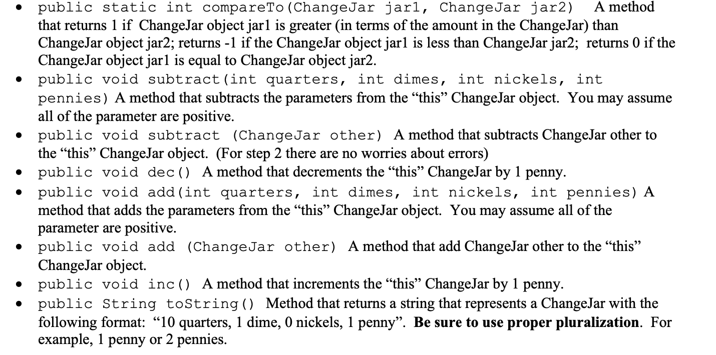 Solved Implement the following methods and properties in | Chegg.com