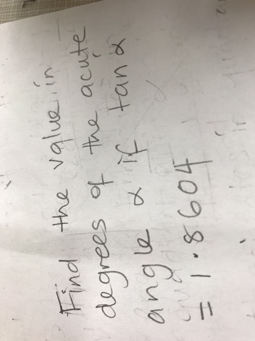 Solved Find the value in degrees of the acute angle alpha if | Chegg.com