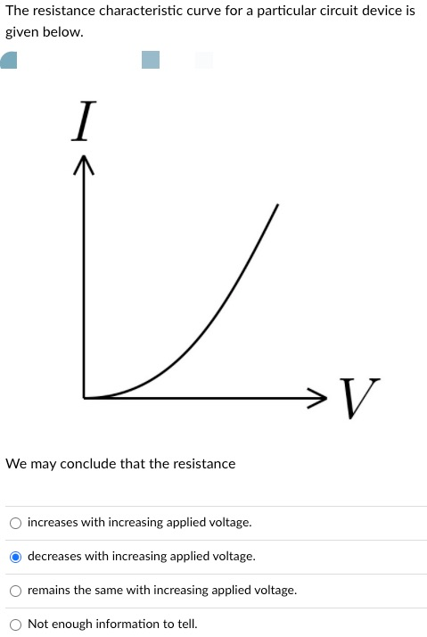 Solved The resistance characteristic curve for a particular | Chegg.com